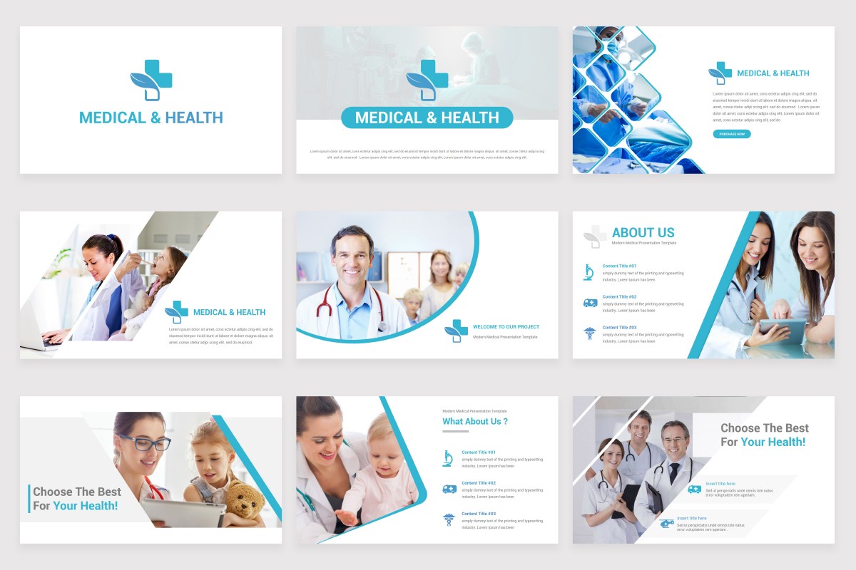 Medical and Health Google Slides template for presentation | Nulivo Market