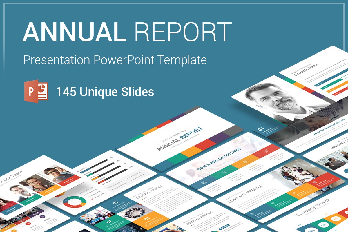 Financial Report Presentation Template