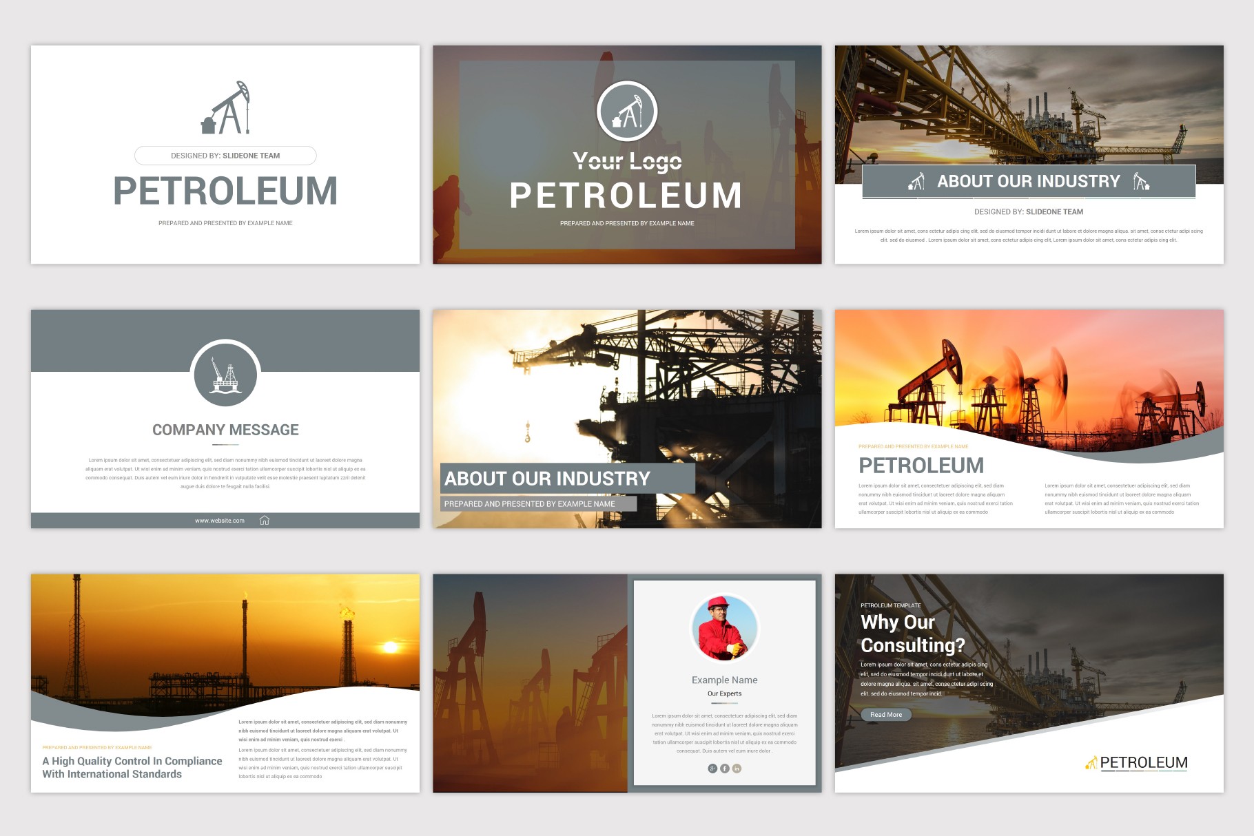 Petroleum Google Slides Theme For Presentation | Nulivo Market