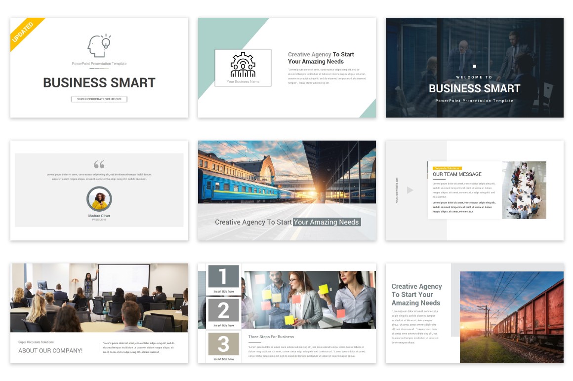 Business Smart PowerPoint Template | Nulivo Market
