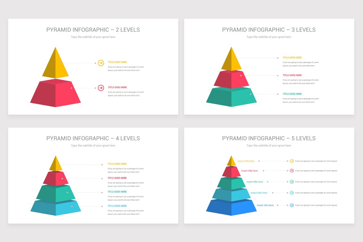 Plantilla De Pirámide Para Power Point 8 Level Pyramid Template PPT