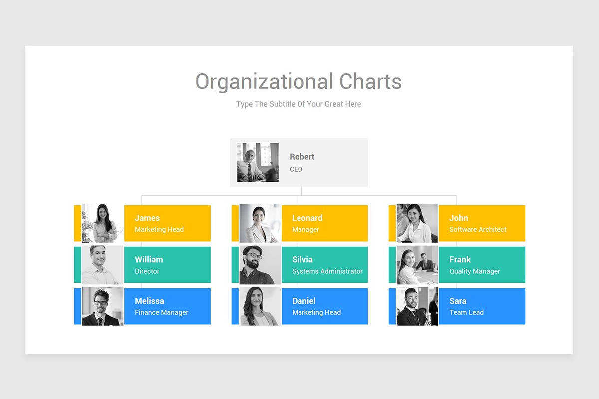 Organizational Charts Google Slides Diagrams Template | Nulivo Market