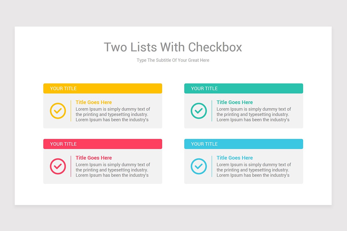 Checklist Diagrams Google Slides Themes Template | Nulivo Market
