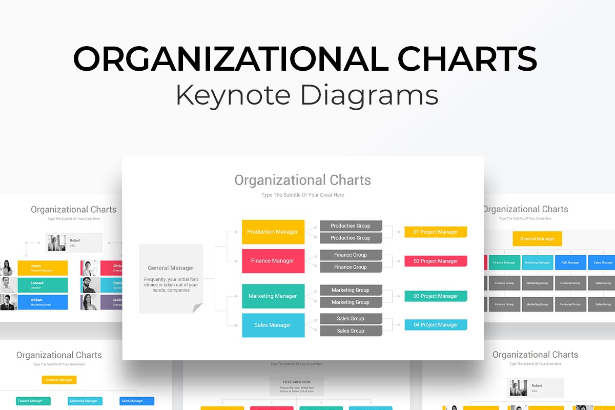 Organizational Chart Keynote Template Nulivo Market