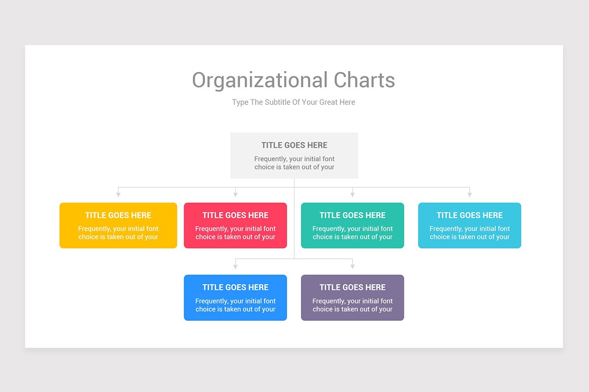 Organizational Chart Keynote Template | Nulivo Market
