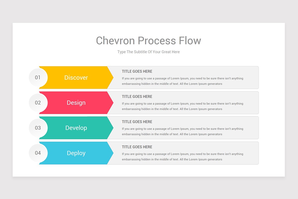 Chevron Process Flow PowerPoint Diagrams | Nulivo Market