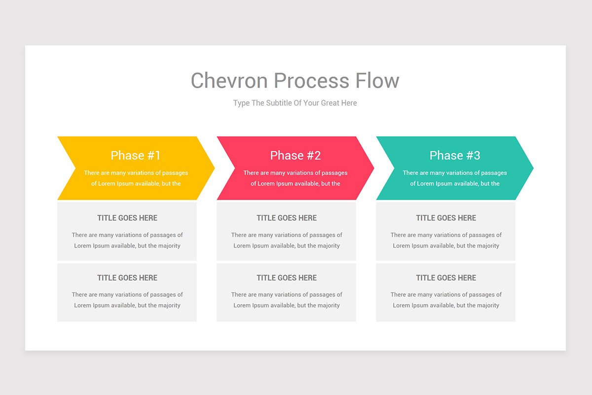 Chevron Process Flow PowerPoint Diagrams | Nulivo Market