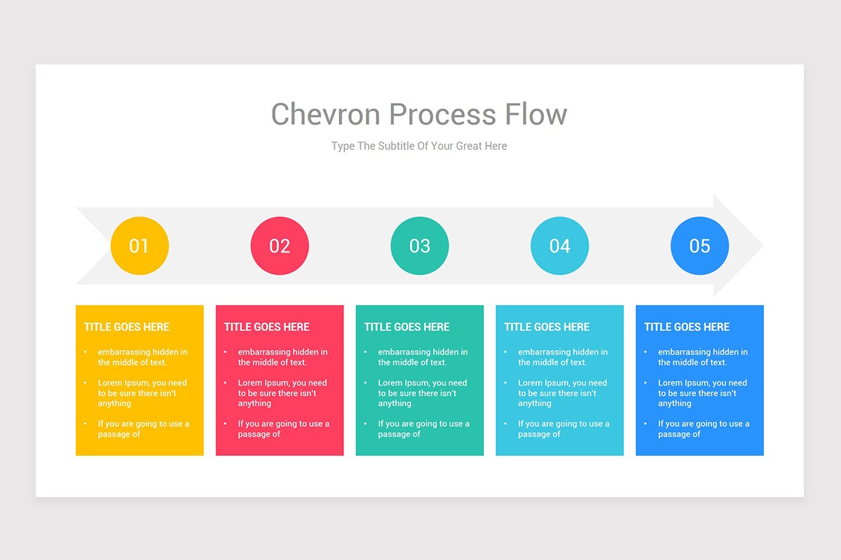 Chevron Process Flow Keynote Diagrams | Nulivo Market