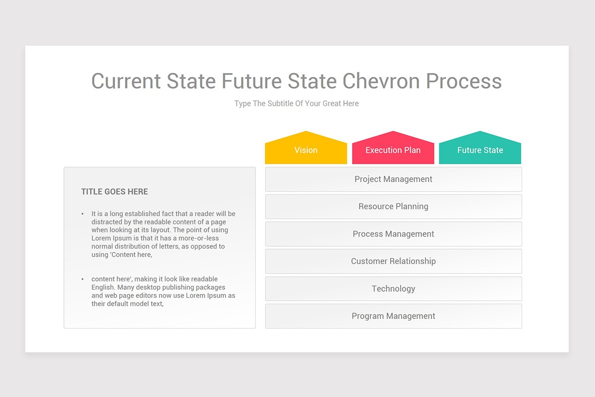 Chevron Process Flow Keynote Diagrams | Nulivo Market
