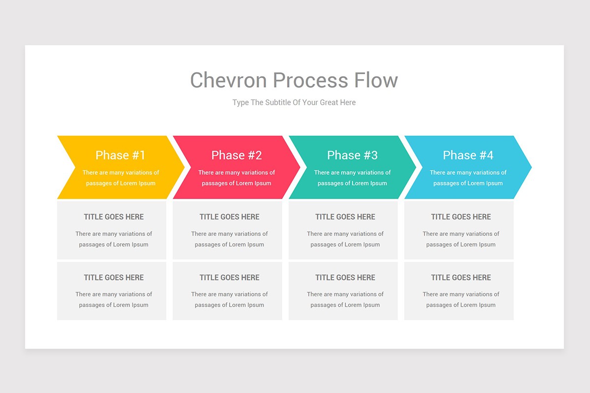Chevron Process Flow Keynote Diagrams | Nulivo Market