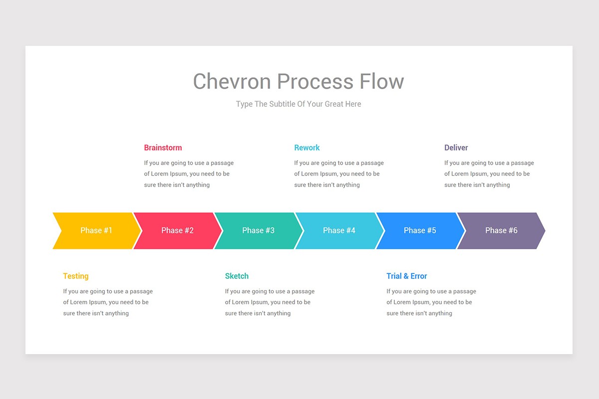 Chevron Process Flow Keynote Diagrams | Nulivo Market