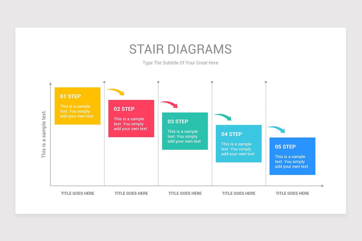 Stairs Diagram PowerPoint Template | Nulivo Market