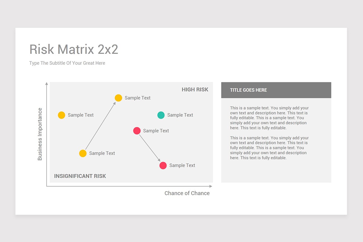 Risk Matrix PowerPoint Diagrams Template | Nulivo Market