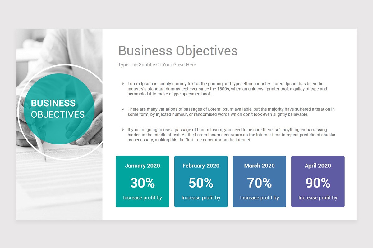 Business Objectives Google Slides Presentation Template | Nulivo Market