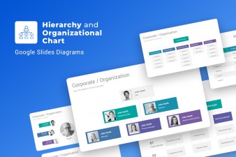 Hierarchy and Organizational Chart Google Slides Template | Nulivo Market
