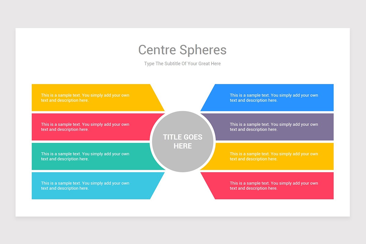 Center Spheres Google Slides Diagrams Template | Nulivo Market