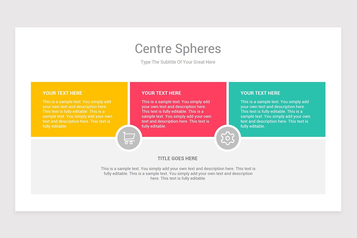 Center Spheres Google Slides Diagrams Template | Nulivo Market