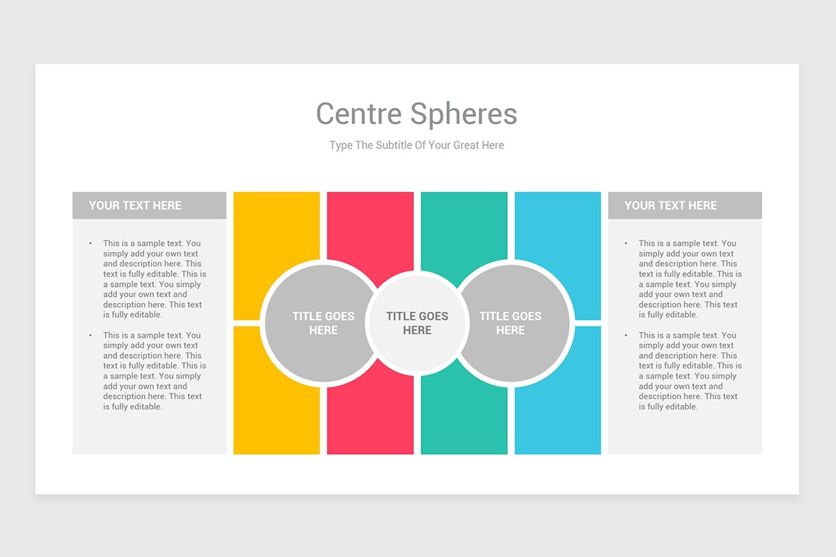 Center Spheres Google Slides Diagrams Template | Nulivo Market
