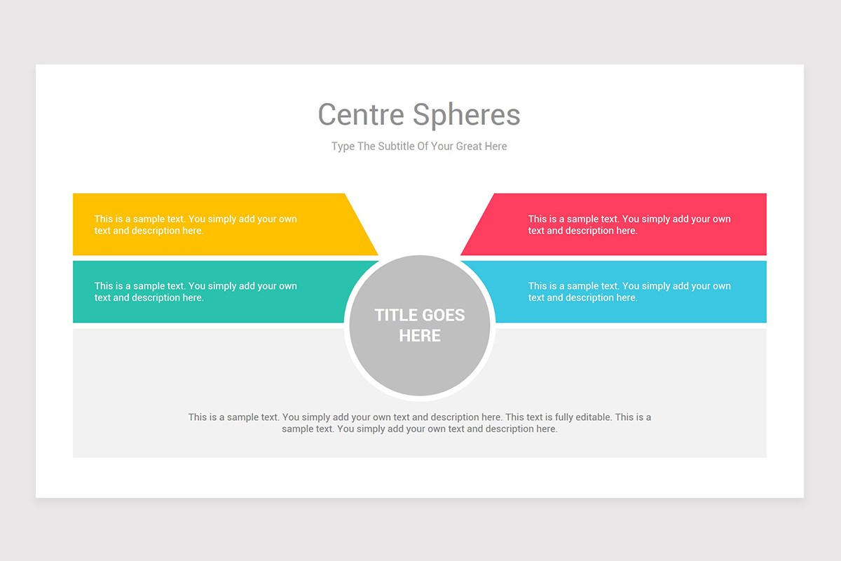 Center Spheres Google Slides Diagrams Template | Nulivo Market