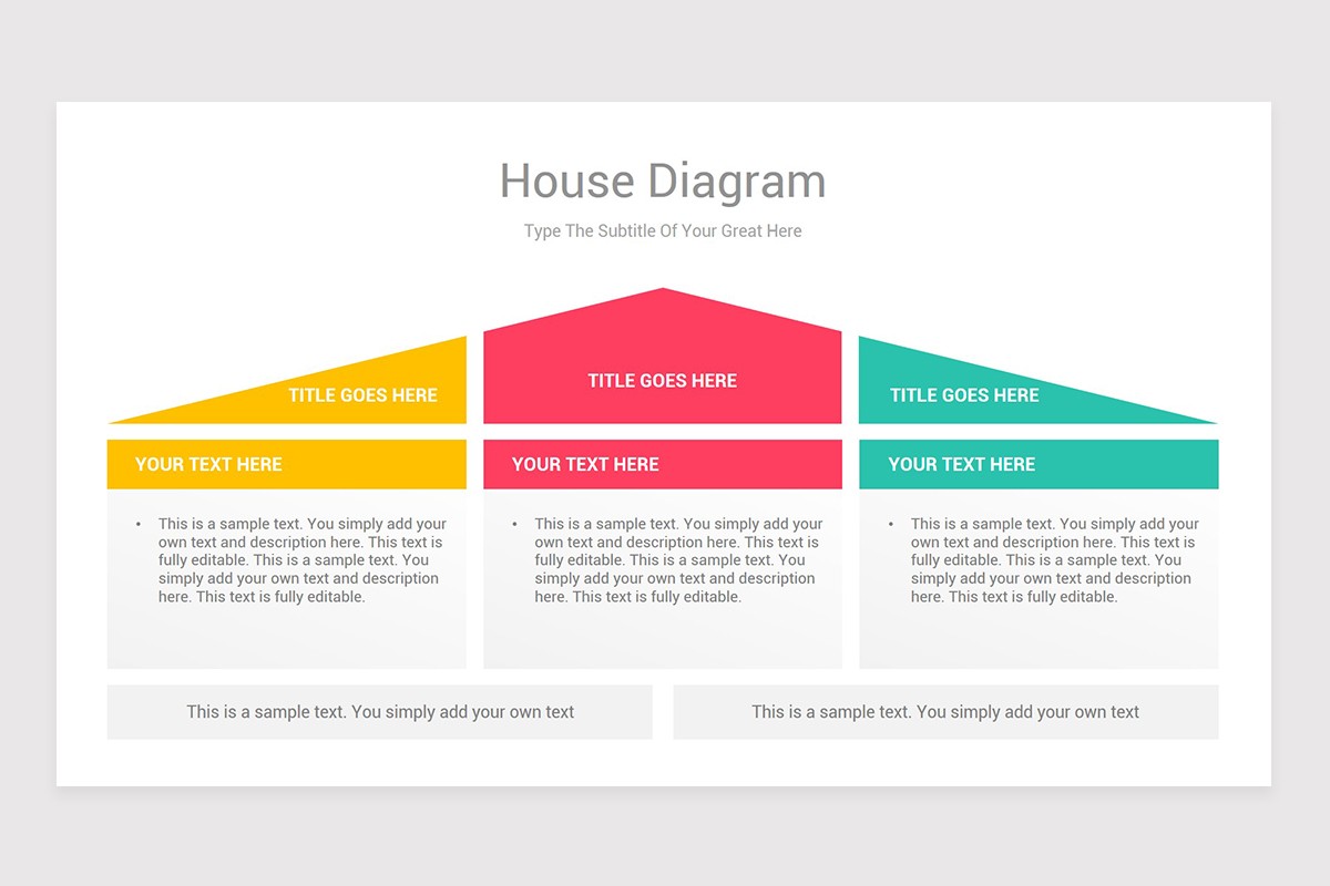 House Diagrams With Pillars Google Slides Template | Nulivo Market