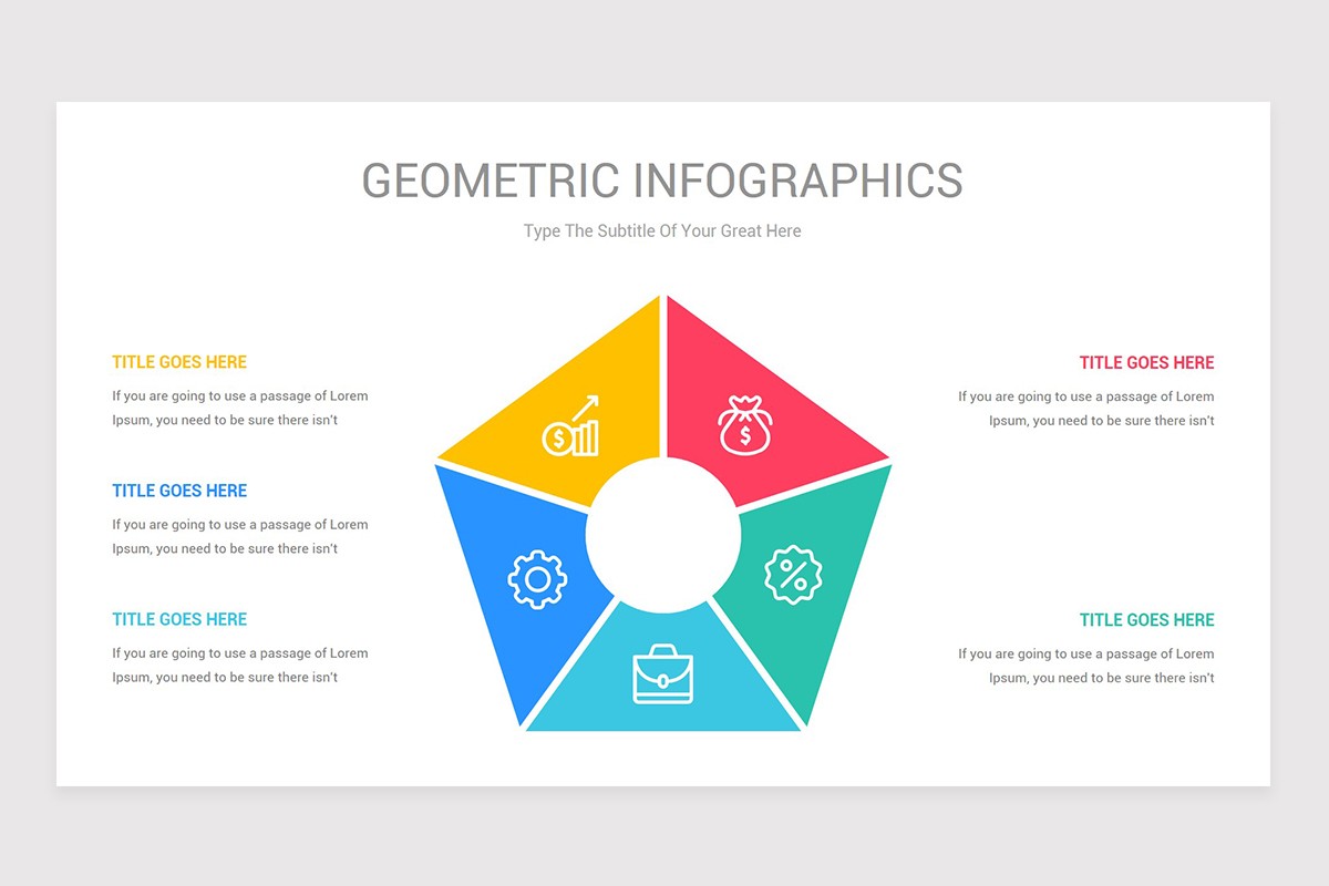 Geometric Shapes Keynote Infographics | Nulivo Market