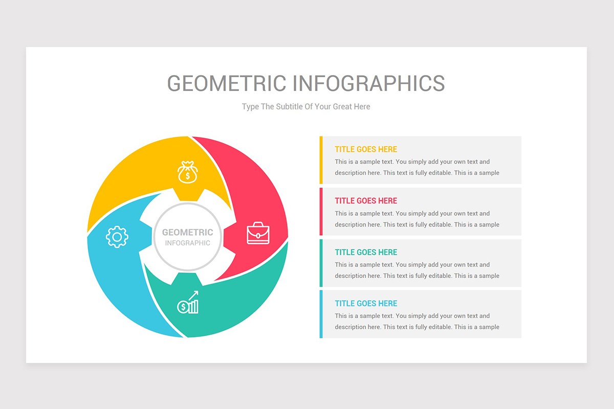 Geometric Shapes Keynote Infographics | Nulivo Market