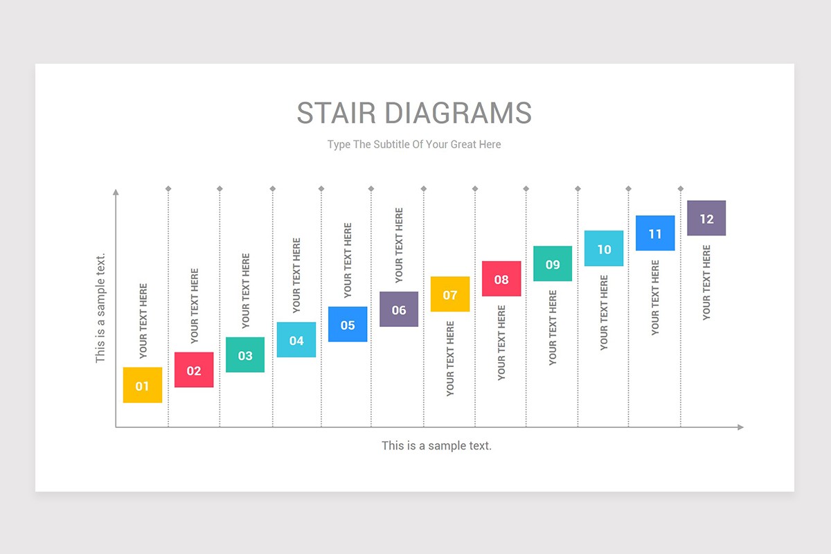Stairs Diagram Google Slides Template | Nulivo Market