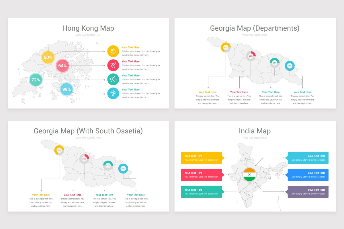 Asia Maps Google Slides Template | Nulivo Market