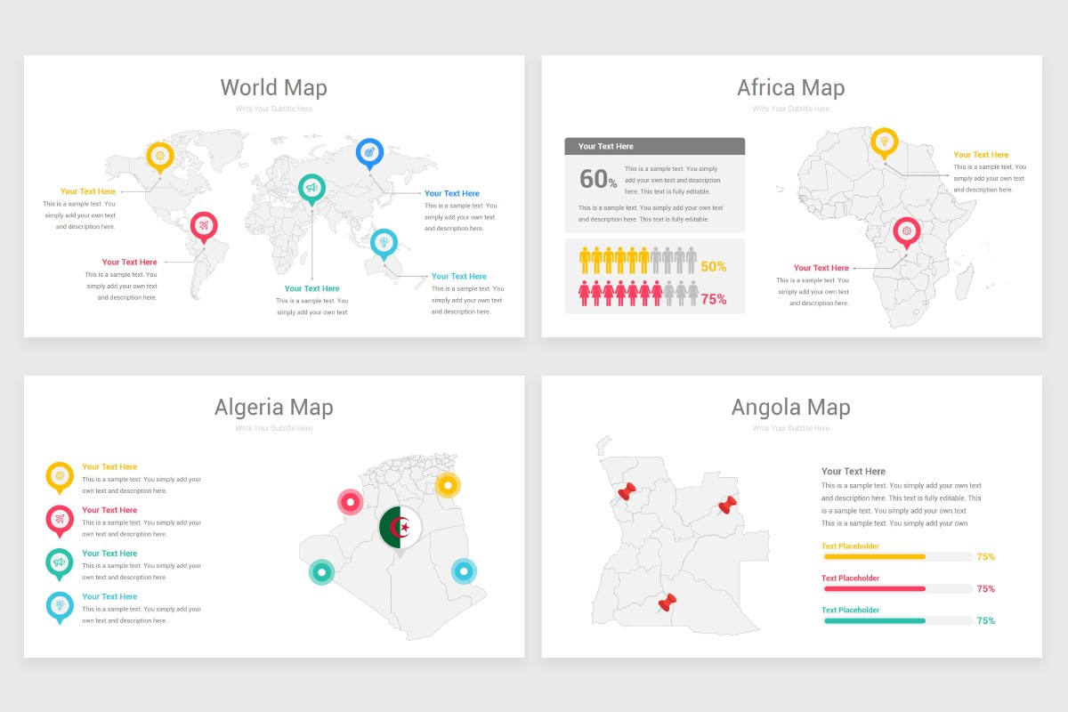 Africa Maps Google Slides Template | Nulivo Market