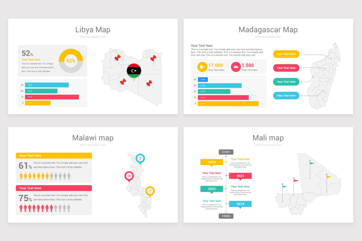 Africa Maps Google Slides Template | Nulivo Market