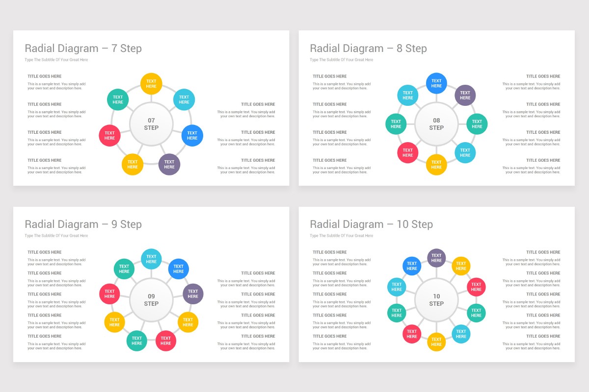 Radial Diagrams Google Slides Template | Nulivo Market