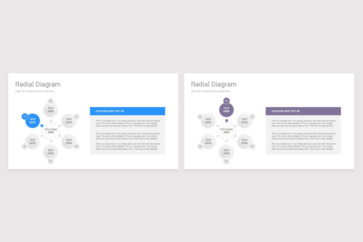 Radial Diagrams Google Slides Template | Nulivo Market