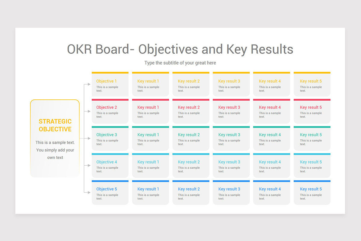 OKR Objectives and Key Results Google Slides Template | Nulivo Market