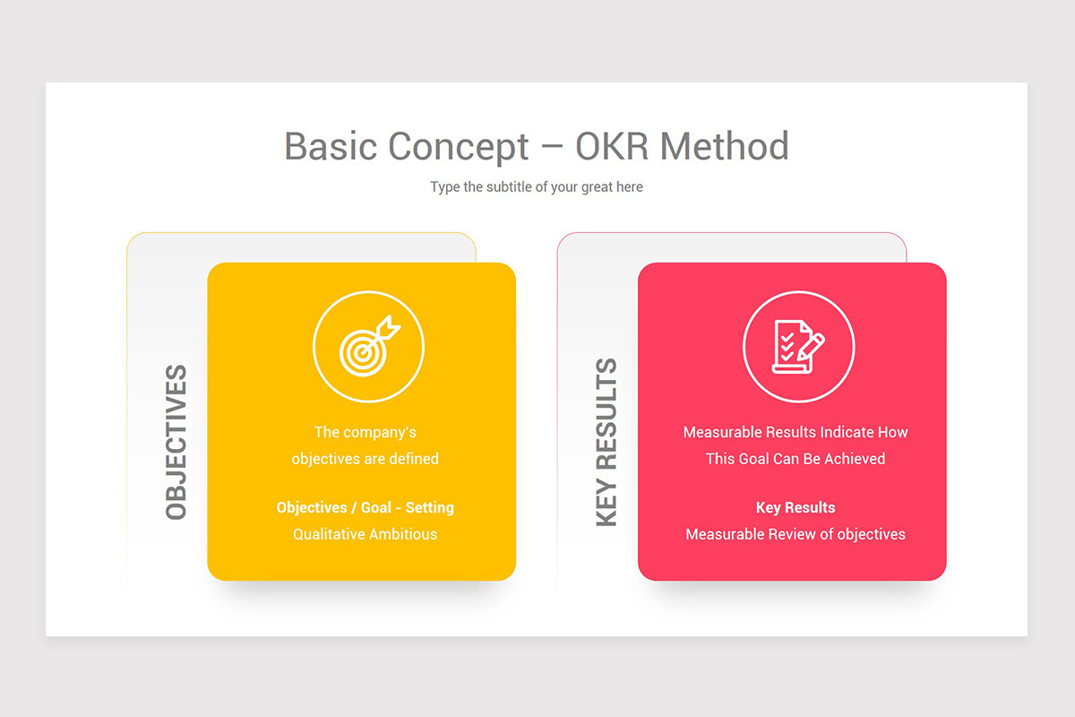OKR Objectives and Key Results Google Slides Template | Nulivo Market