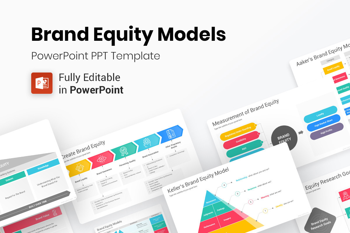 Brand Equity Models PowerPoint PPT Template | Nulivo Market