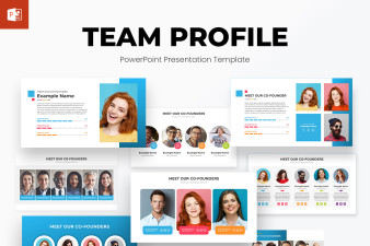 Company Team Profile PowerPoint Presentation Template | Nulivo Market
