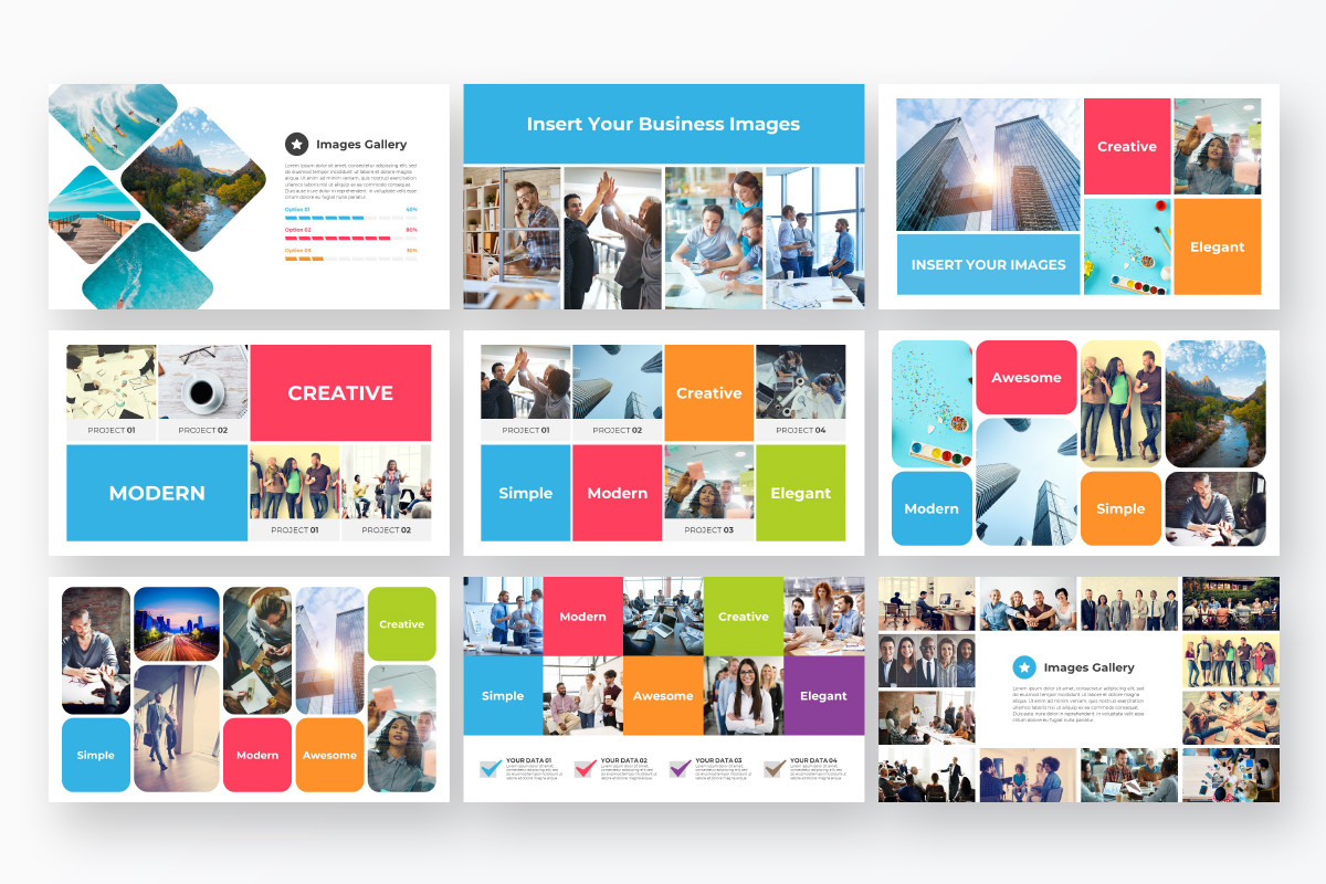 Gallery PowerPoint Presentation Template | Nulivo Market