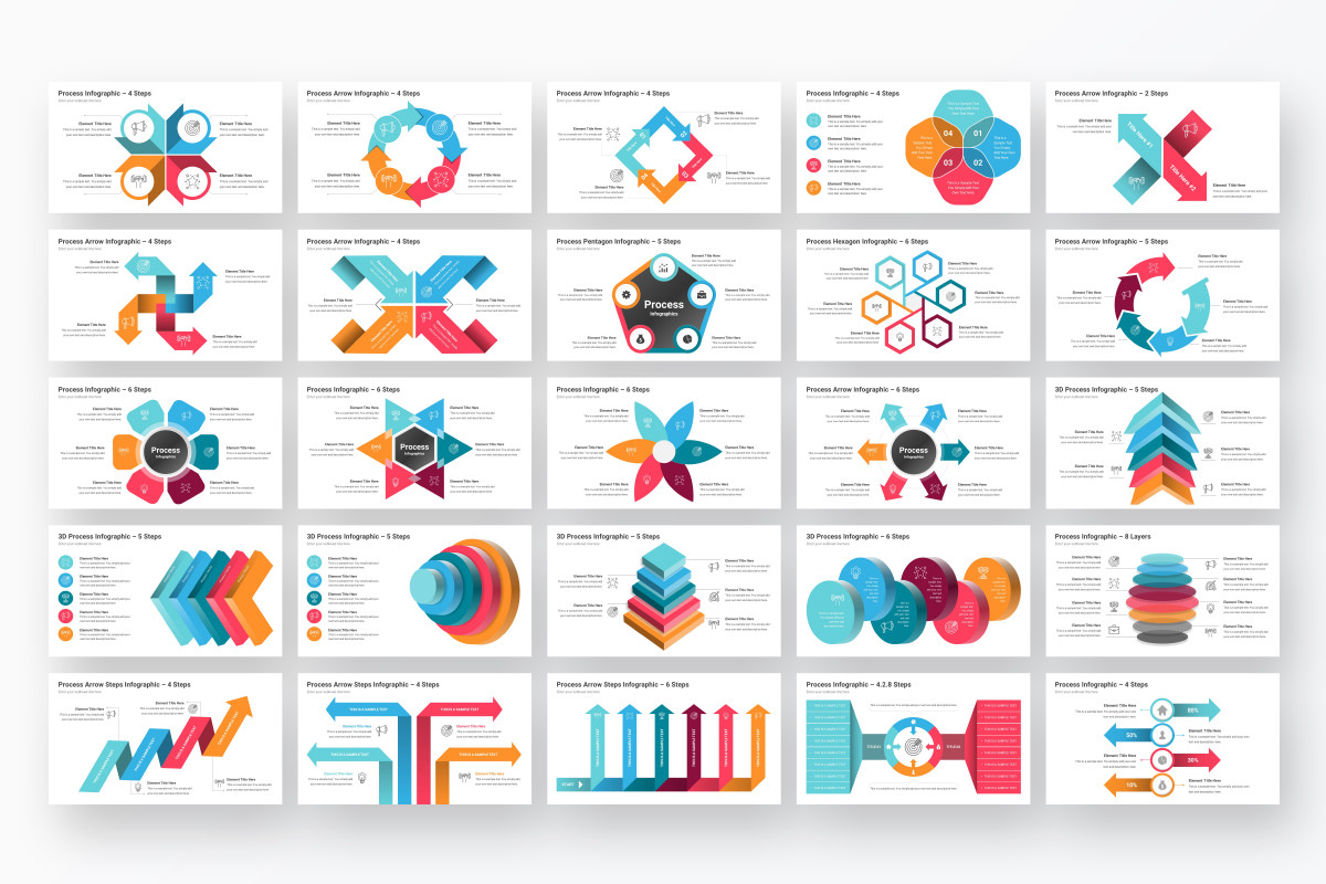 Process Infographics PowerPoint Template | Nulivo Market