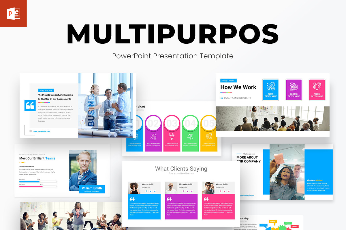 Multipurpose PowerPoint Presentation Template | Nulivo Market