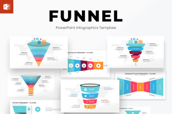 Funnel Infographics PowerPoint Template Diagrams | Nulivo Market