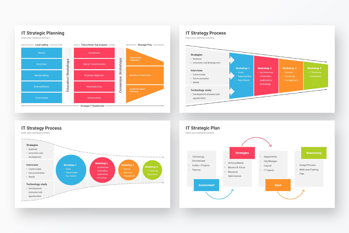 Strategic Planning Diagrams PowerPoint Template | Nulivo Market