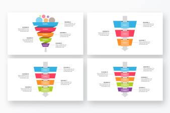 Multi-Level Funnel Infographic PowerPoint Template | Nulivo Market