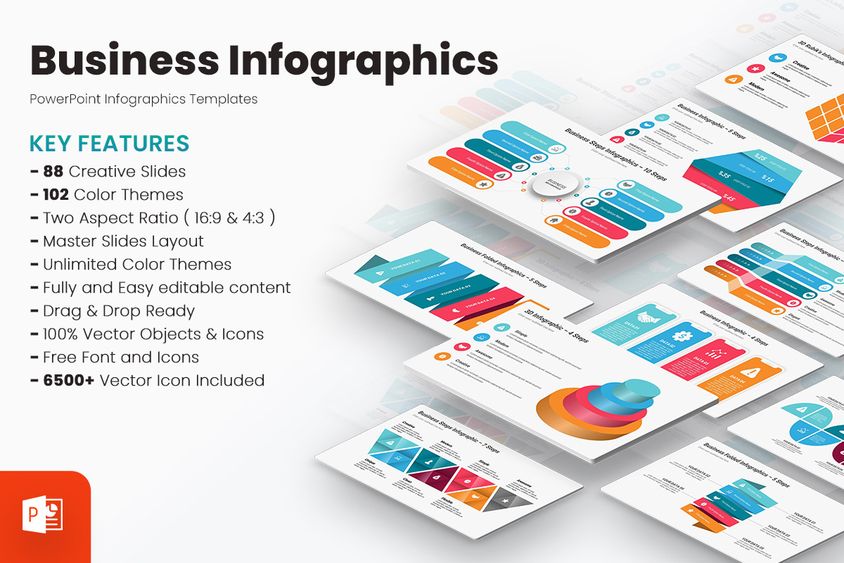 Business Infographics PowerPoint Template | Nulivo Market