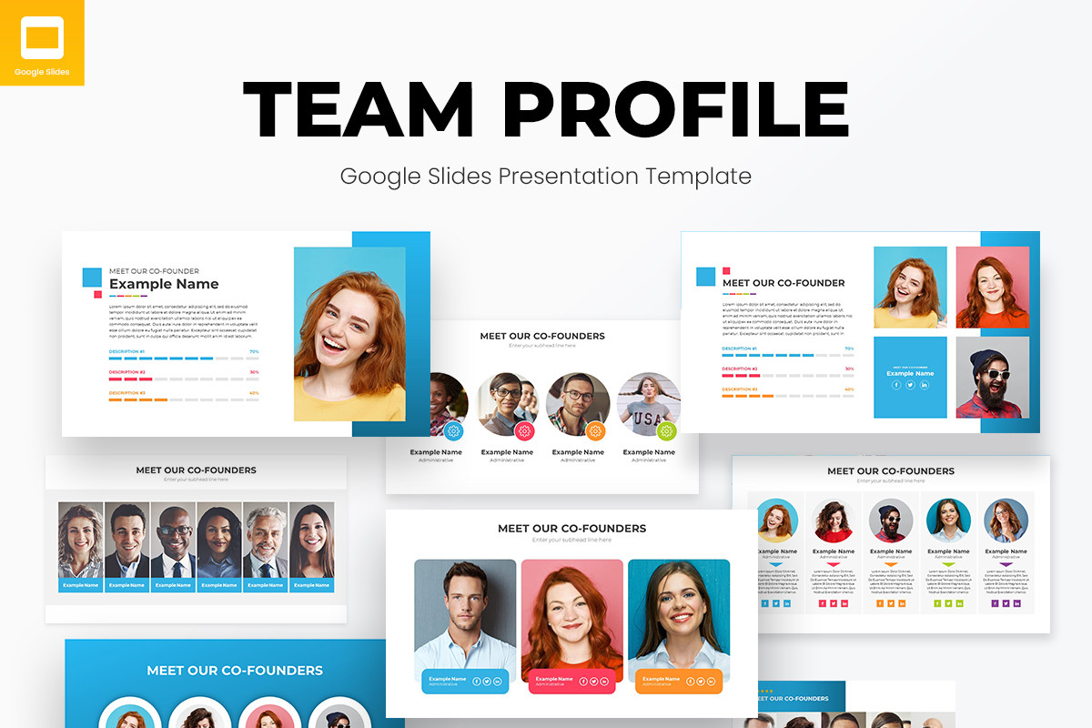 Company Team Profile Google Slides Presentation Template | Nulivo Market