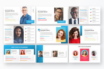 Company Team Profile Google Slides Presentation Template | Nulivo Market
