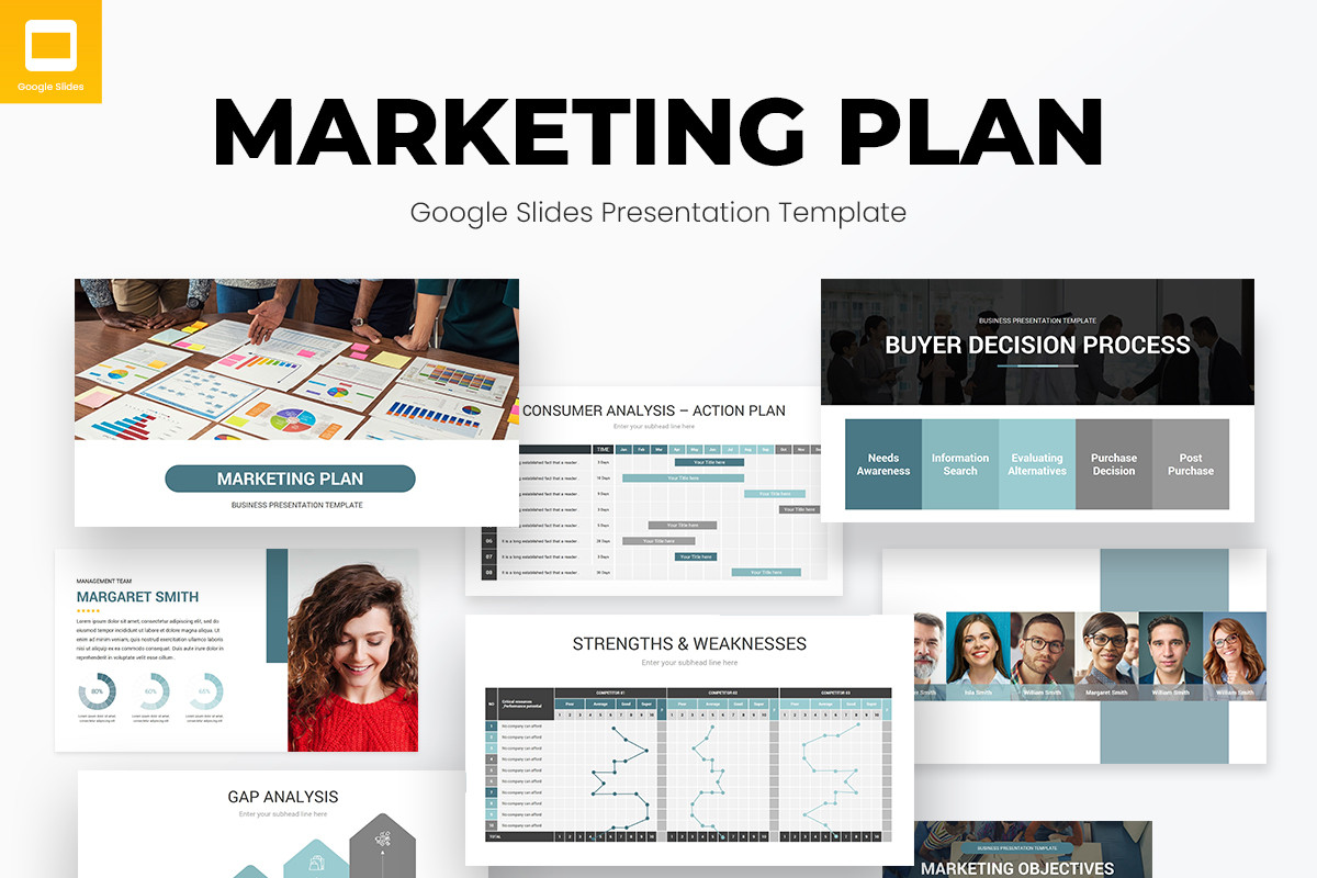 Marketing Plan Google Slides Presentation Template | Nulivo Market