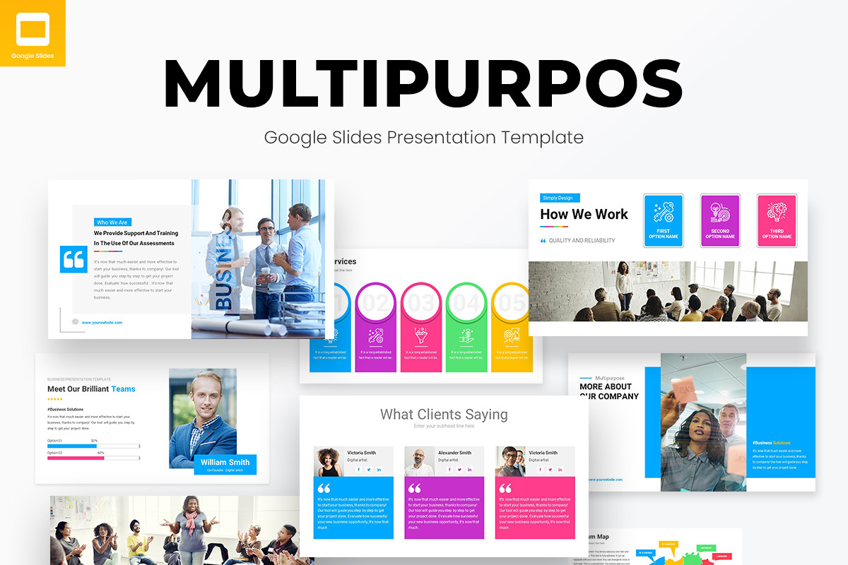 Multipurpose Google Slides Presentation Template | Nulivo Market