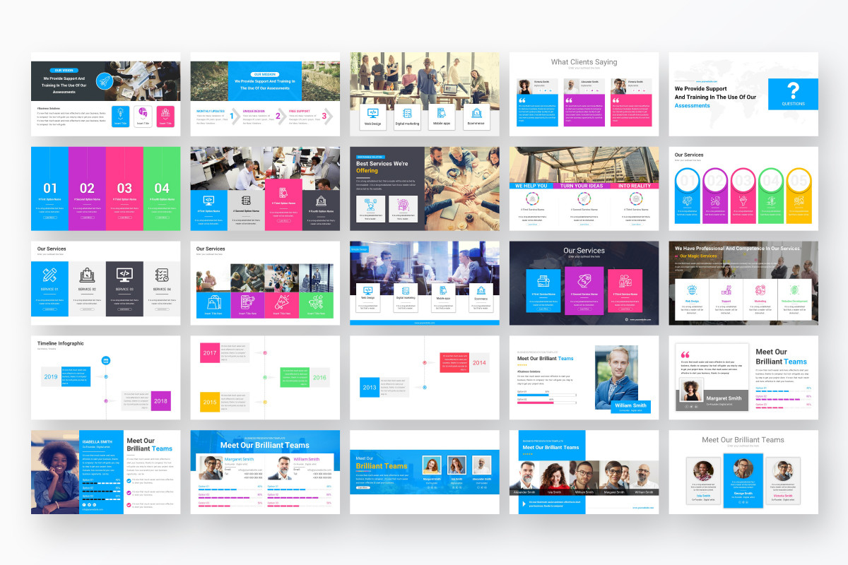 Multipurpose Google Slides Presentation Template | Nulivo Market