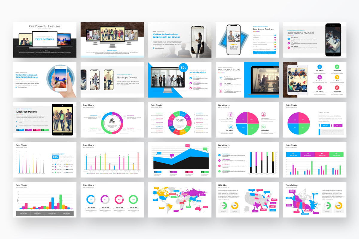 Multipurpose Google Slides Presentation Template | Nulivo Market