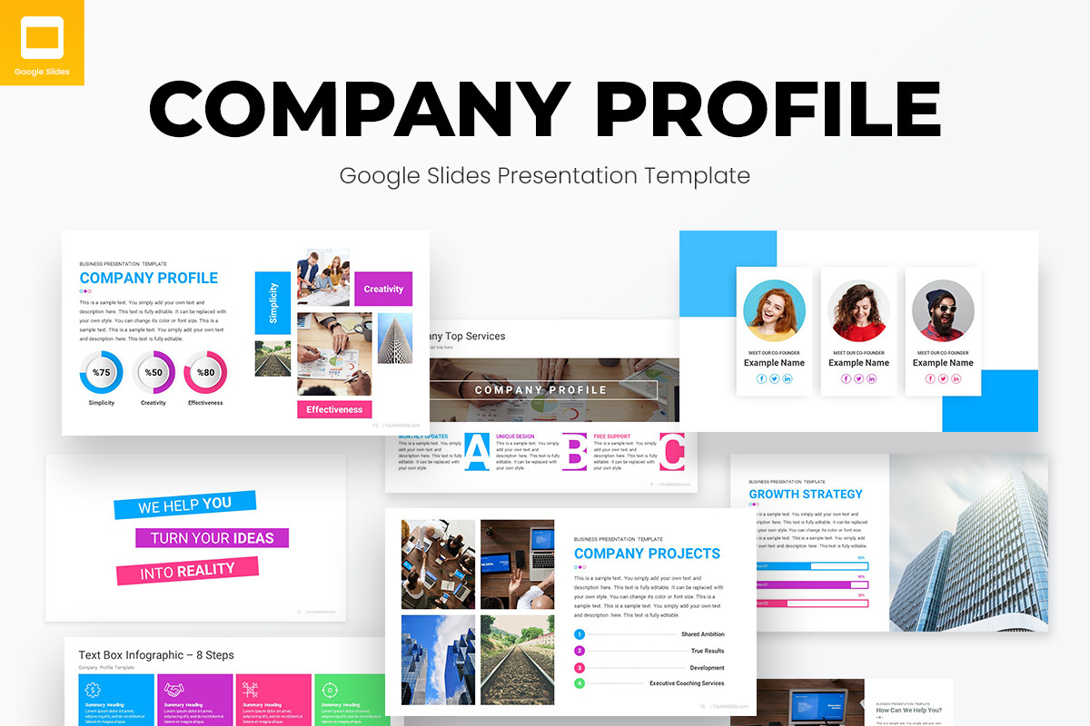 Company Profile Google Slides Presentation Template | Nulivo Market